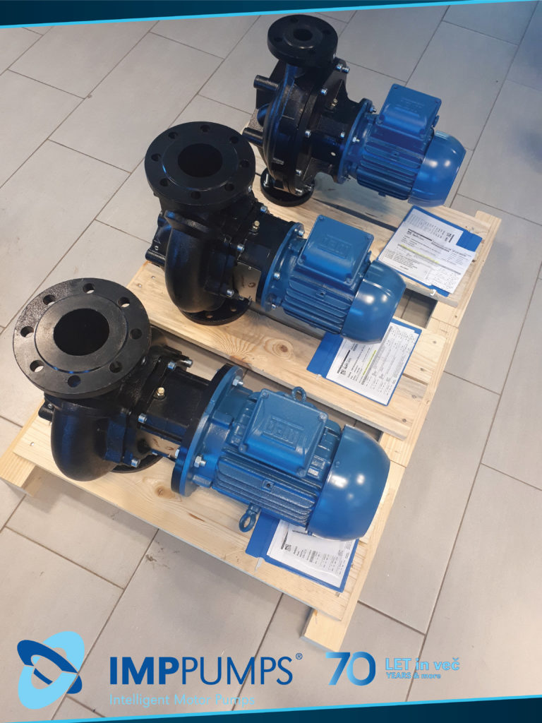 Testing the new 4 pole CL in-line pumps - IMP Pumps